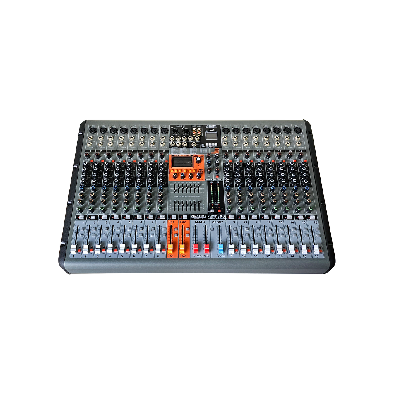 Consola activa Quantum X PMMR1606D de 16 canales – Musicasa